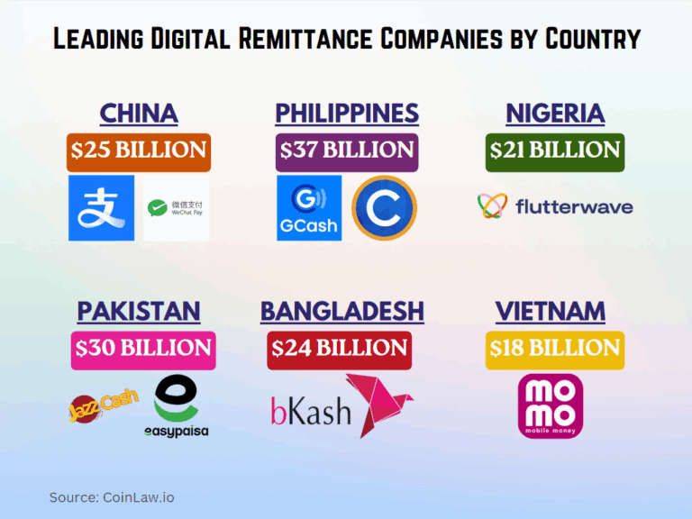 Digital Remittance Statistics 2025: Market Growth, Trends, etc. • CoinLaw