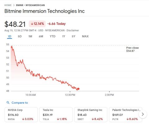 BitMine Becomes Largest Ethereum Holder With $6.6B ETH